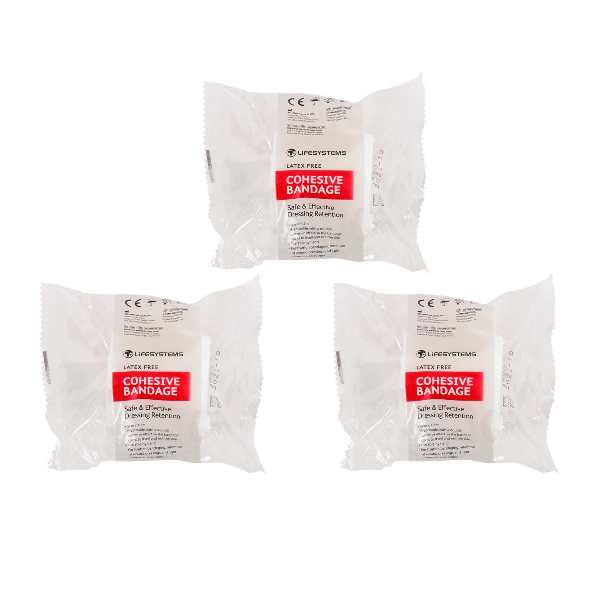Elasticated Cohesive Bandage | First Aid Kit Refills | Lifesystems