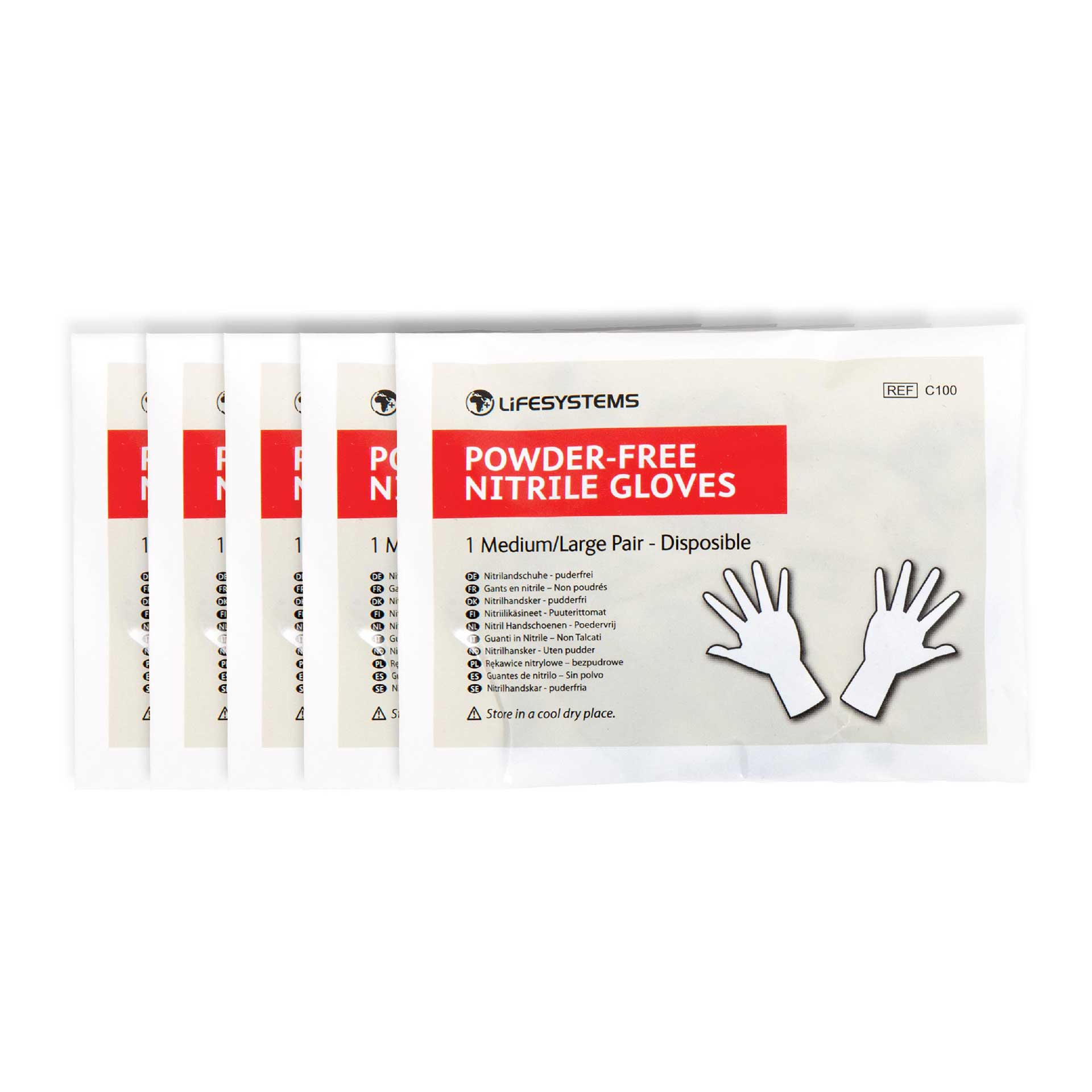 Nitrile Gloves | First Aid Kit Refills | Lifesystems