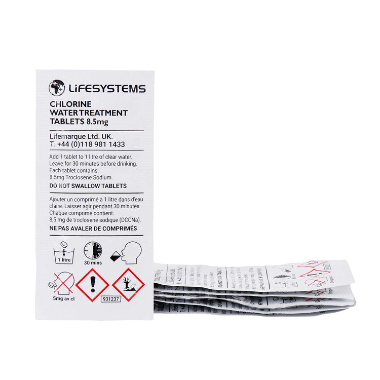 Water Purification Tablets | Chlorine Tablets | Lifesystems
