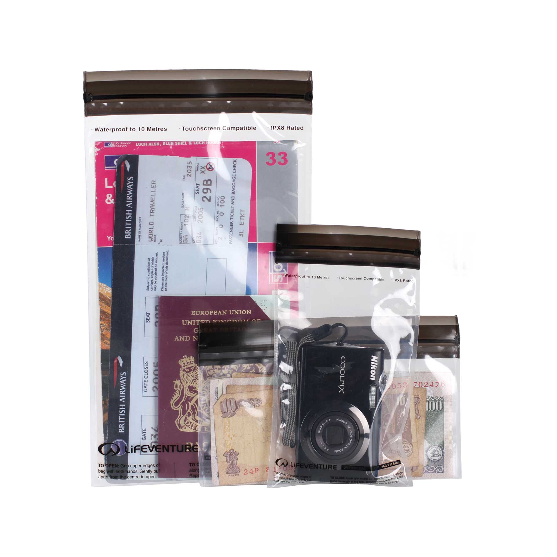 Loc-Top Waterproof Bag for Valuables | Waterproof Bags | Lifesystems