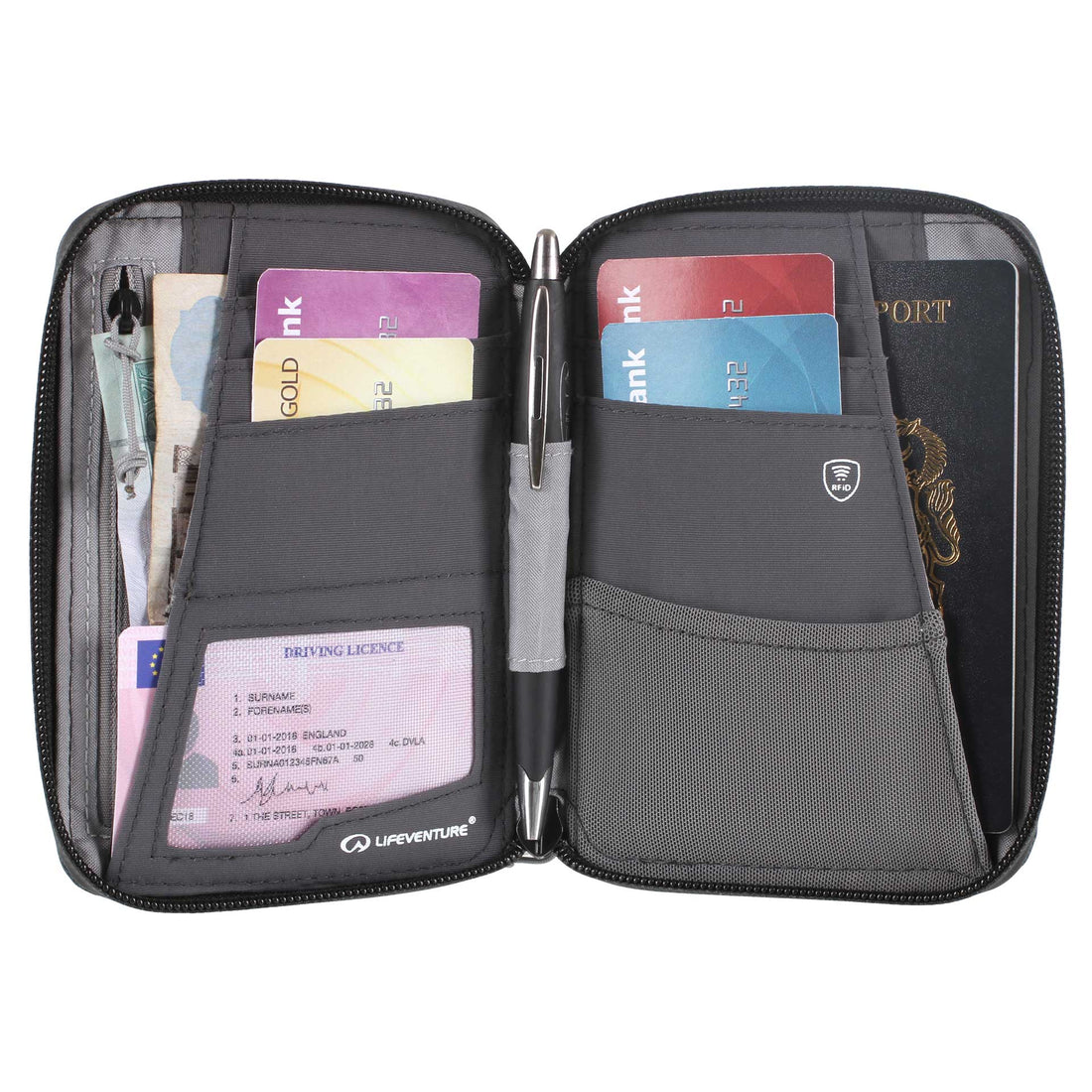 Mini Travel Wallet | RFiD Travel Wallet | Lifesystems